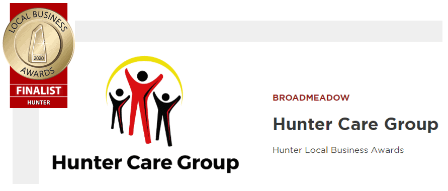 2020 Local Business Awards Finalists Hunter Care Group